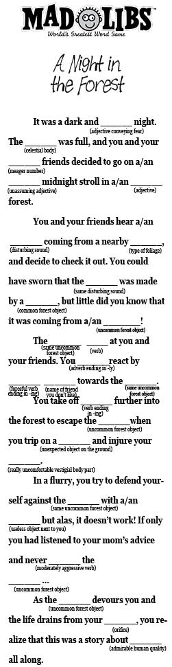 3-mad libs – The MQ