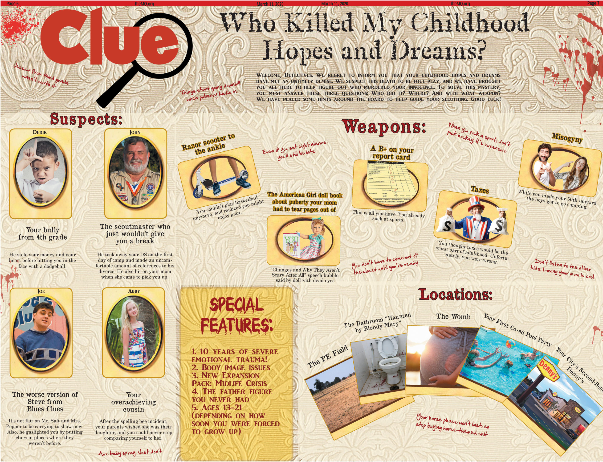 Clue_Centerspread – The MQ