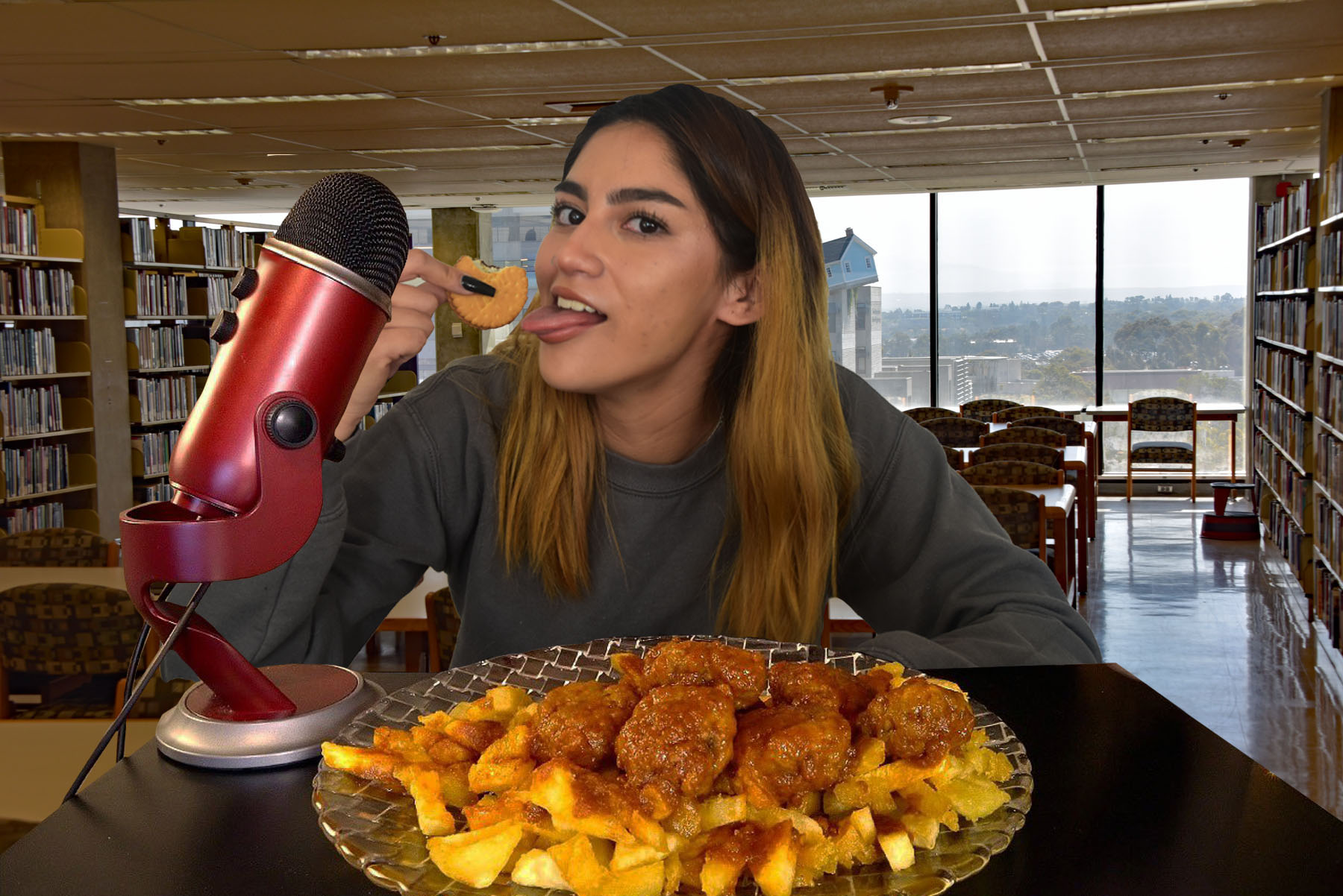 Local ASMR Artist Livestreams From the 8th Floor of Geisel During ...